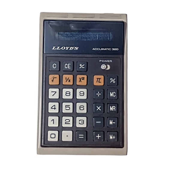 Vintage | Office | Lloyds Accumatic 32 Calculator Model E320 Vintage ...